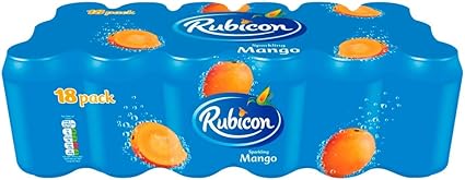 Rubicon Sparkling Mango Juice Drink, 18x330ml: Amazon.co.uk: Grocery