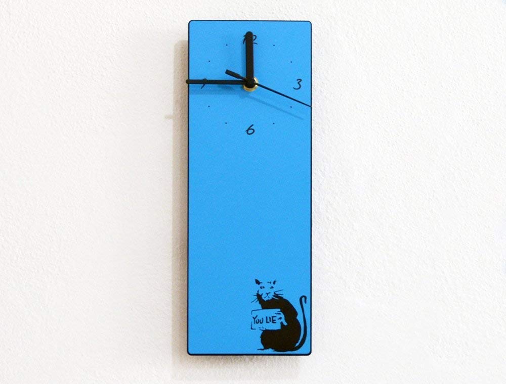 Amazon.com: Banksy You Lie Rat Rat - Wall Clock: Handmade