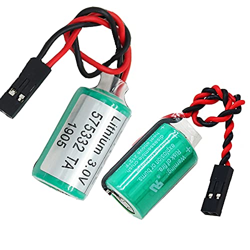 2pcs 3V 575332TA PLC Battery Replacement Lithium Battery for Siemens ...