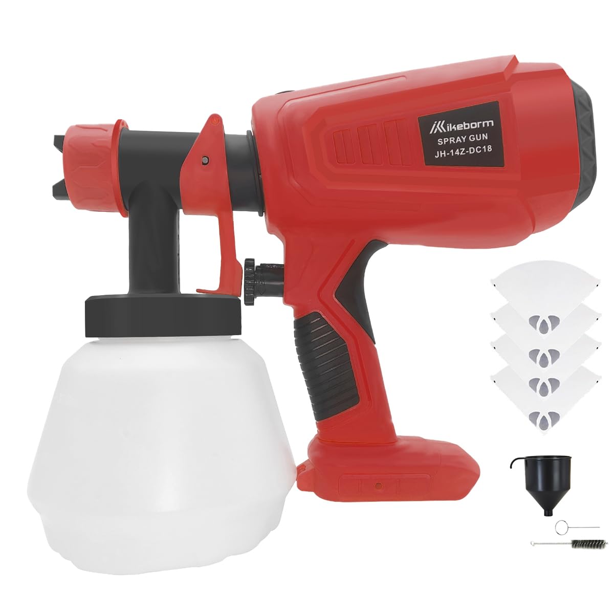 Cordless Paint Sprayer for Milwaukee 18V Battery 1850, Spray Paint Gun ...