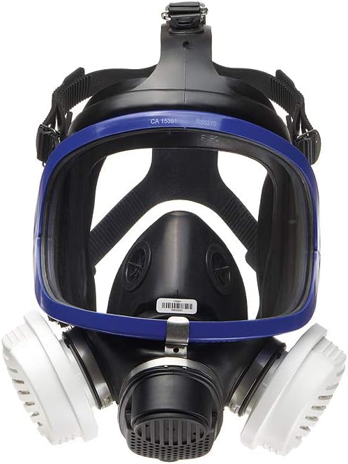 Dräger X-plore 5500® Full Face Mask Respirator + 2x Reusable P3 R ...