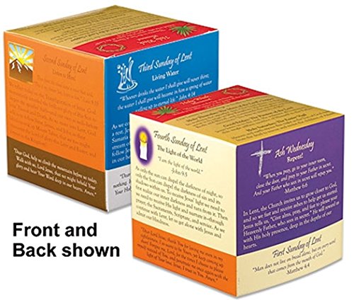 Cardboard Lenten Table Cube With Prayers And Scripture 3 3 | Desertcart ...
