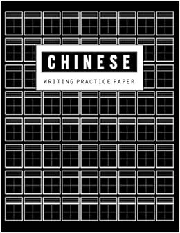 Chinese Writing Practice Paper: Calligraphy Paper Notebook Study ...