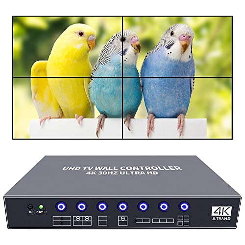 ISEEVY 4K UHD Video Wall Controller 2x2 1x2 2x1 TV Wall Processor ...