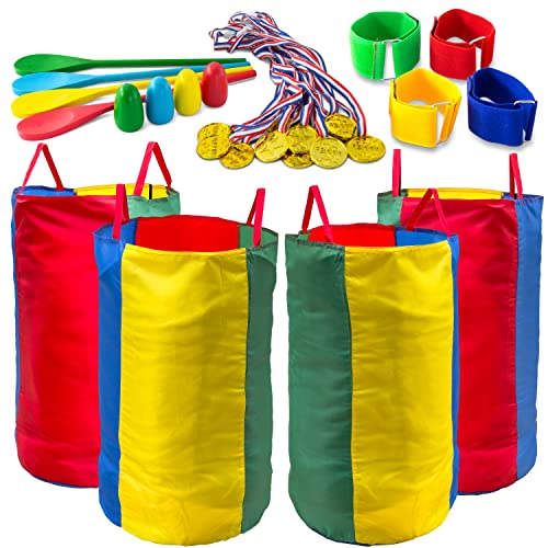 Outdoor Games for Kids and Adults, 4 Player Outdoor Party Games, Potato ...