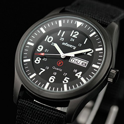 INFANTRY Mens Analog Wrist Watch Army Military Field Watches for Men ...