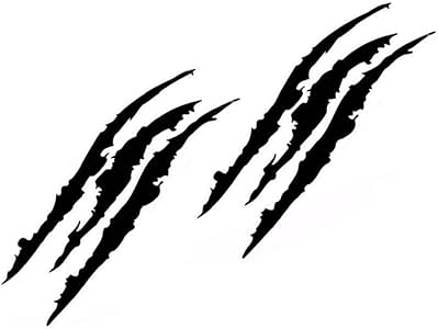 La garra marca impermeables Decal Sticker Adhesivos reflectantes de ...