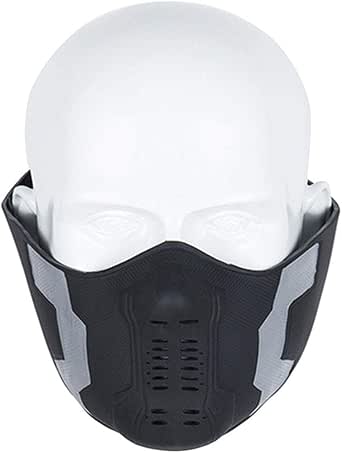 Bucky Mask Winter Soldier Barnes PVC Masks Mens Halloween Costume ...