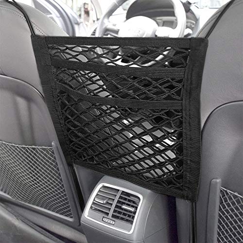 DEDC Super Duty 2-Layer Universal Car Seat Net Organizer Mesh Cargo Net ...