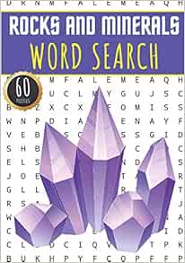 Rocks And Minerals Word Search: 60 Puzzles with Word Scramble ...