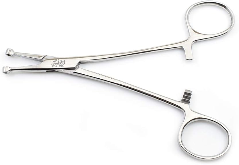 BodyJewelryOnline Septum Forceps Piercing Tool Made of Surgical Steel ...