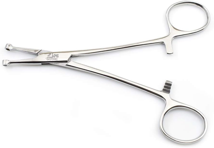 BodyJewelryOnline Septum Forceps Piercing Tool Made of Surgical Steel ...