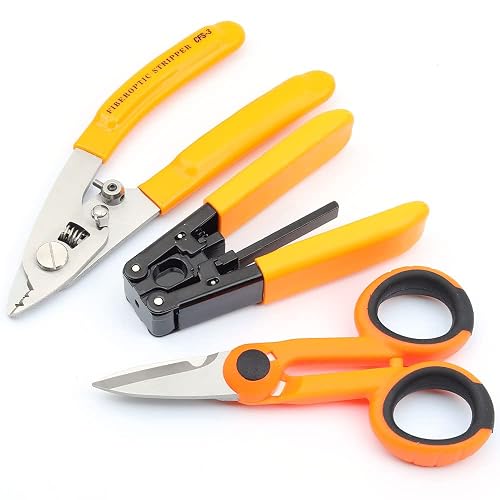 FTTH optical fiber tool kit with optical fiber drop cable optical fiber ...