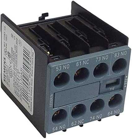 Siemens – Contatto AUX 3 na + 1nc circuito Contactor auxiliar S00 vite ...