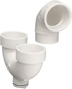 P-Trap with Cleanout, 1 1/2 in, Hub, PVC - Pipe Fittings - Amazon.com