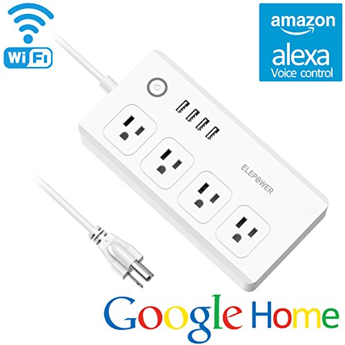 Wifi Smart Power Strip Elepower Smart Surge Protector With 4 Want It All
