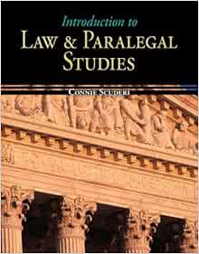 Amazon.com: Introduction to Law & Paralegal Studies: 9780073524634 ...