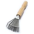 Amazon.com : Luwigs Metal Wire Rake Wooden Handle Comb for Home Salon ...