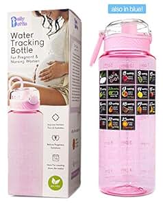 BellyBottle Pregnancy Hydration Water Bottle Intake Tracker Belly ...