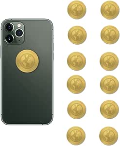 Anti Radiation Protection Sticker Shields 12 pack 24K Gold Cell phone ...