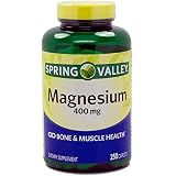 Amazon.com: Spring Valley Magnesium 400 Mg 250 Tablets by Spring Valley ...