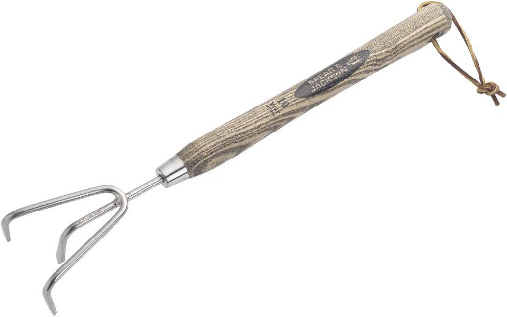 Spear & Jackson - Traditional Long Handled Stainless 3 Prong Cultivator ...