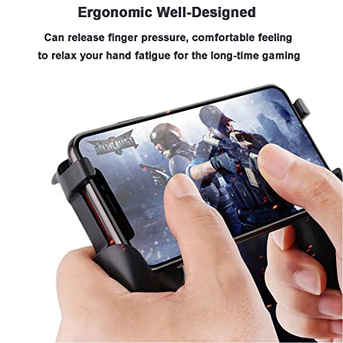 Mobile Phone Game Controller Grip With Triggers Cooling Fan, Mobile ...