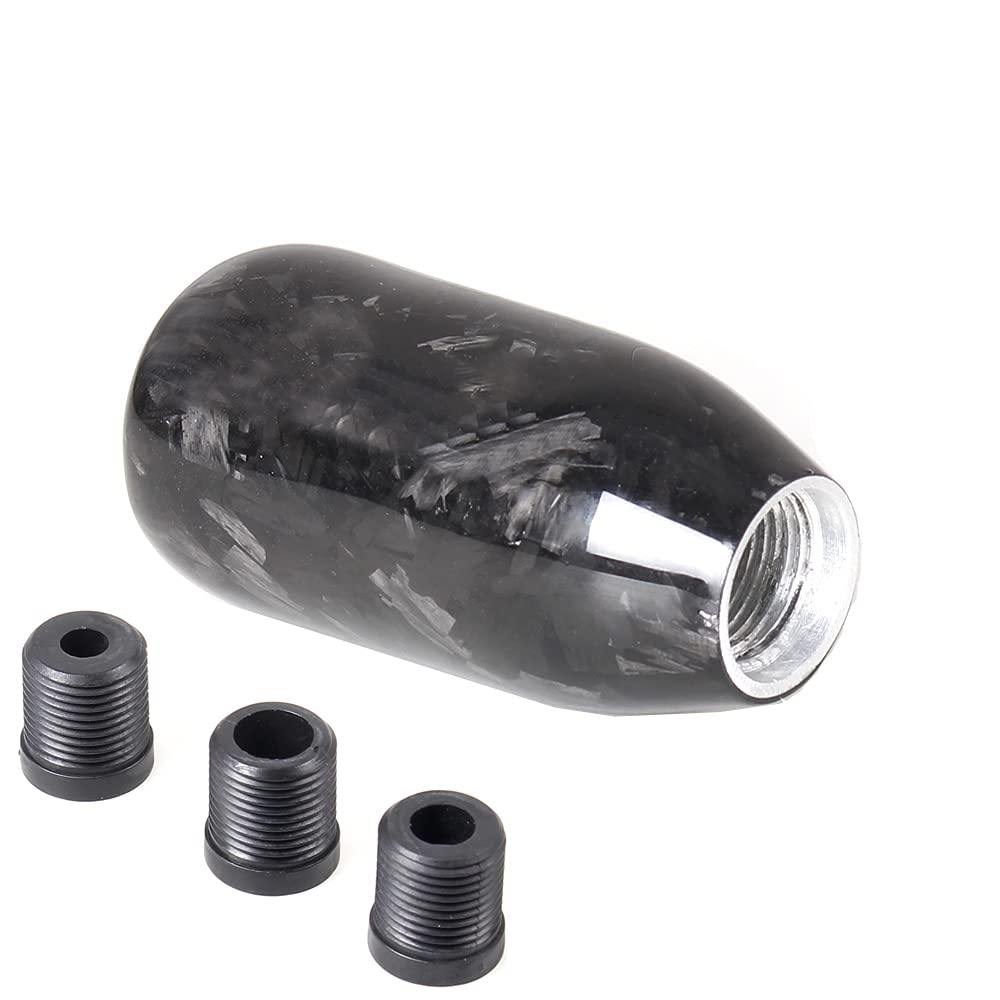 muge racing Forged Real Carbon Fiber Shift Knob Universal Gear Shifter ...