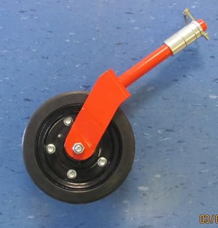 Complete Finishing Mower Wheel Assembly with 8" Molded Tire: Amazon.co ...