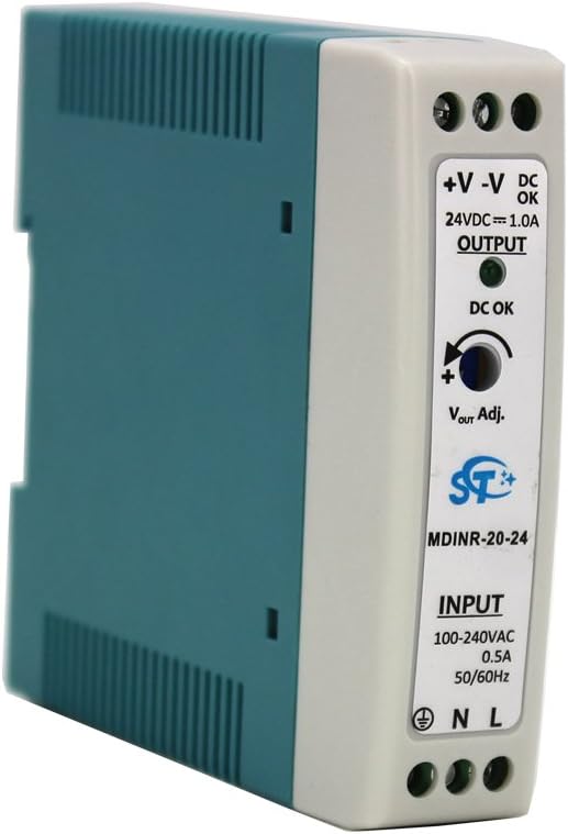 MDINR-20-24 Alimentation Industrielle 24v 1A 24W Rail din Montage alim ...
