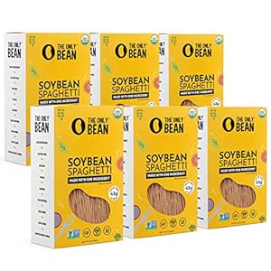 Amazon.com : The Only Bean - Organic Soy Bean Spaghetti Pasta - High ...