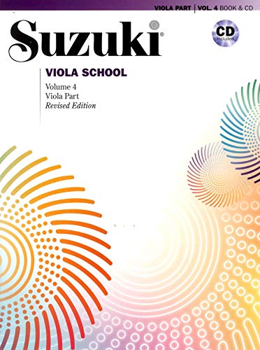 Amazon.com: Suzuki Viola School, Vol 4: Viola Part, Book & CD ...