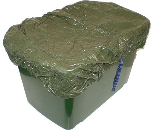RECYCLING BIN BOX X2 COVERS FOR RECYCLE BOX - COLOUR = GREEN: Amazon.co ...