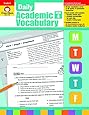 Daily Academic Vocabulary, Grade 6: Evan Moor: 0023472027627: Amazon ...