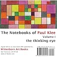 The Thinking Eye. The Notebooks of Paul Klee. Volume I.: Paul Klee ...