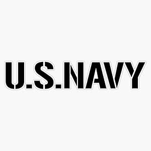 Amazon.com: United States Navy, U.S. Navy Sticker Vinyl Waterproof ...