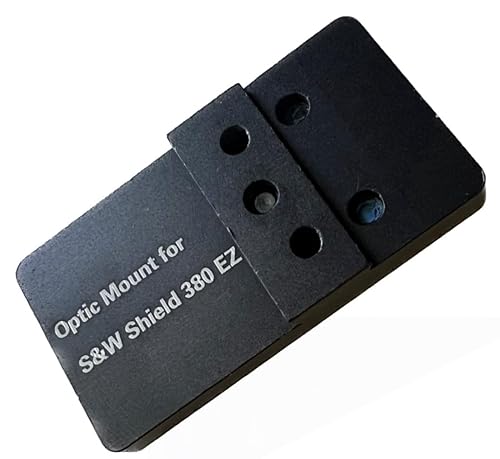 Optic Mounting Plate for Smith & Wesson M&P 380 Shield EZ-Compatible ...