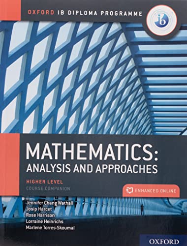 Oxford IB Diploma Programme: IB Mathematics: analysis and approaches ...