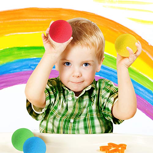 ArtCreativity Soft Foam Balls - Pack of 12 - Lightweight Mini Play ...