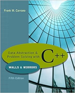 Amazon.com: Data Abstraction & Problem Solving With C++: Walls & Mirrors (9780321433329 ...