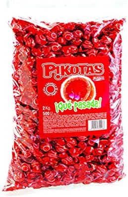 Dulciora Pikotas - gumies Candy Drained - Cherry Flavor - 2 Kg: Amazon ...
