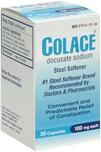 Amazon.com: Colace Capsules Size 30ct: Health & Personal Care