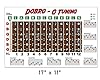 Dobro G Tuning Resonator Guitar Fretboard Note & Rolls Chart ...