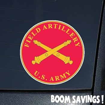 Amazon.com: US Army Field Artillery Insignia 6" Decal Sticker: Automotive