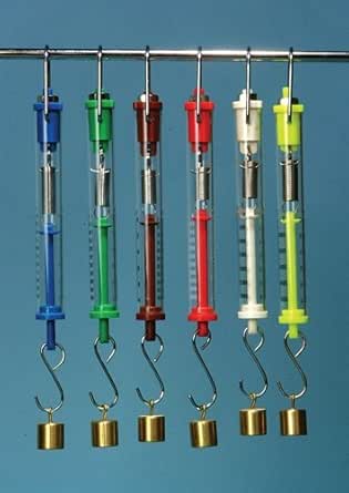 Tubular Spring Scales, grams/Newtons: 5000g Yellow: Science Lab ...