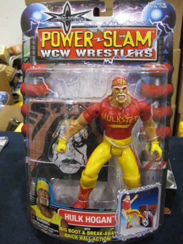 WCW POWER SLAM WRESTLERS- HULK HOGAN- RED AND YELLOW- RARE - Want It All