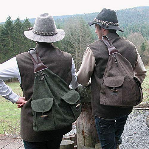 Hubertus Classic German One Strap 15 Backpack - Brown, Superior 100% ...