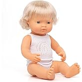 Amazon.com: Miniland Doll 15'' Colourful Edition Caucasian Girl with ...