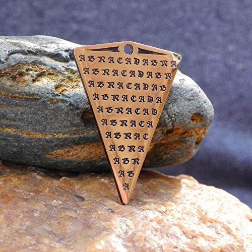 Amazon.com: Abracadabra Talisman, Abraxas amulet, Ancient magic symbol ...