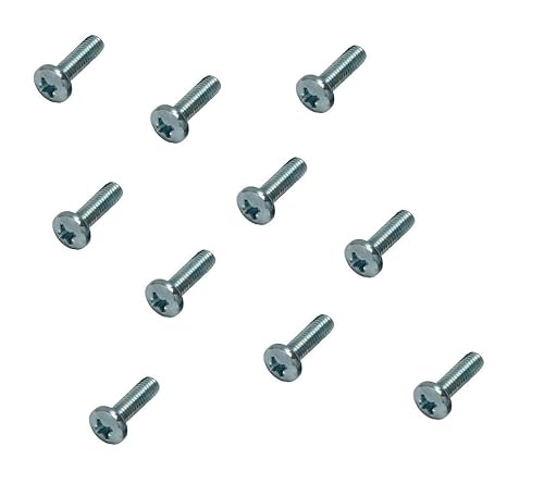 4mm High Tensile Countersunk Bolts (10 Pack) M4 x 10mm (Including Head) Black (10.9 H/T) Socket ...